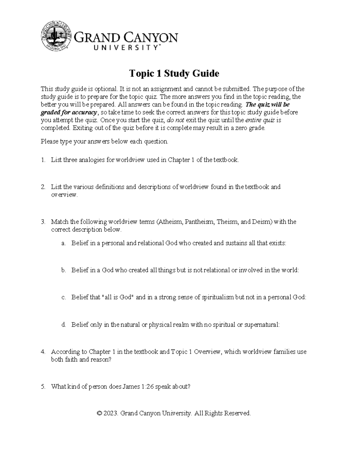 CWV 101 301 RS T1Study Guide Online - Topic 1 Study Guide This study ...