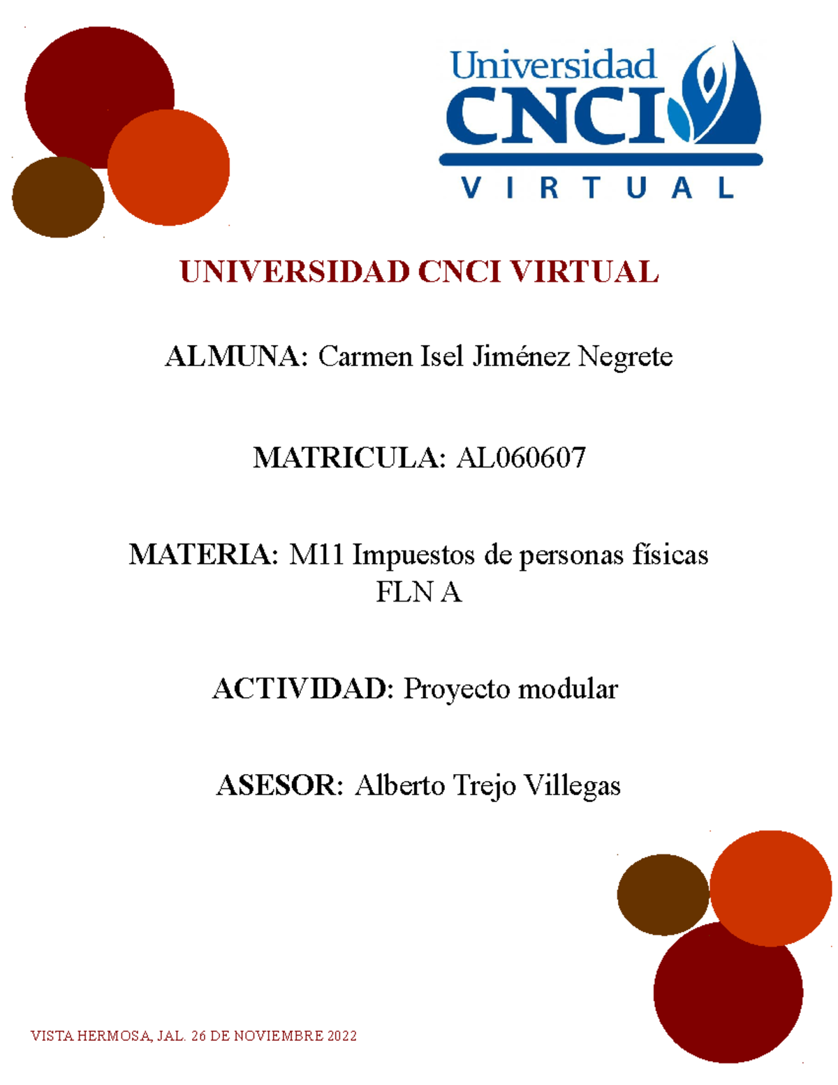 Universidad Cnci Virtual Proyecto Modular Universidad Cnci Virtual