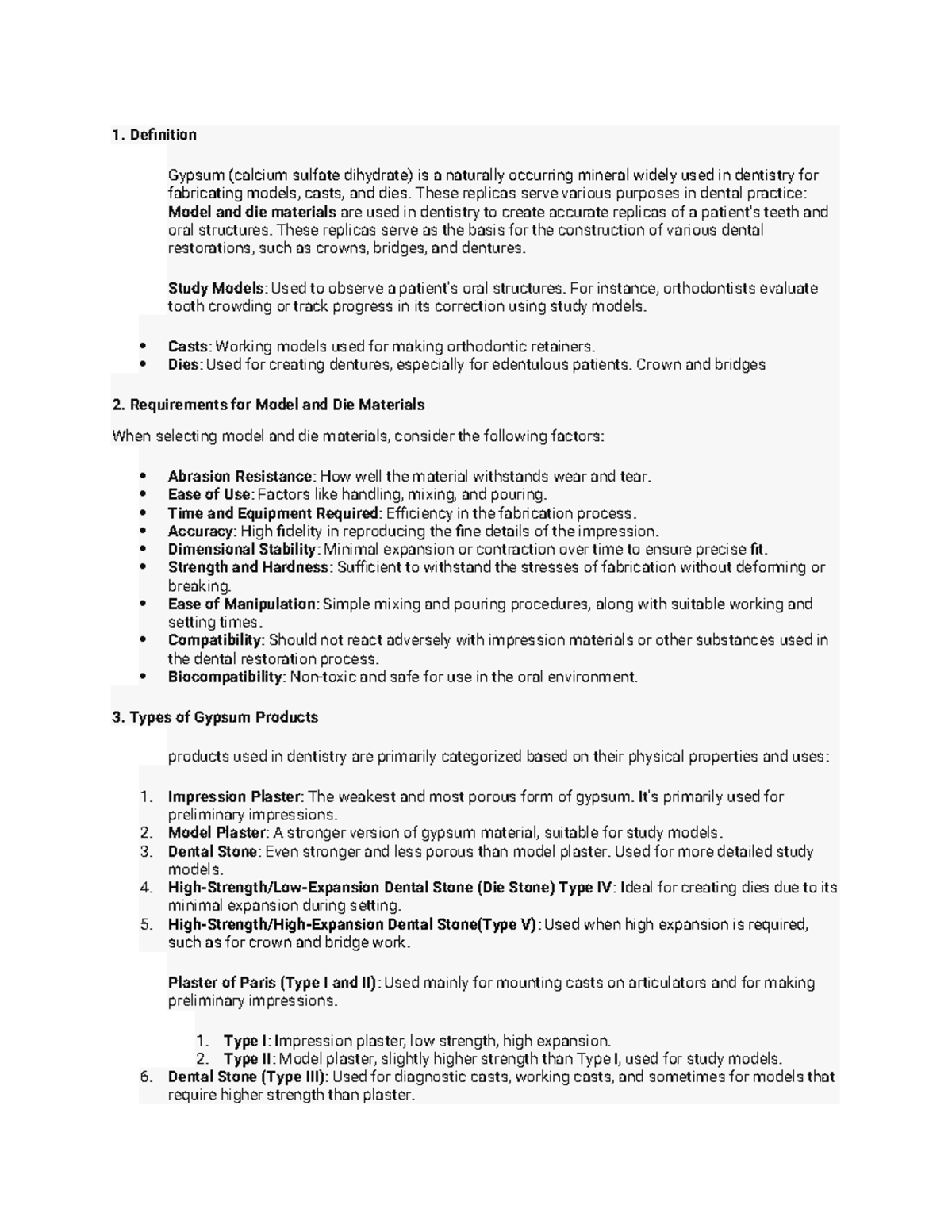 Definition Gypsum at Lola Ledger blog