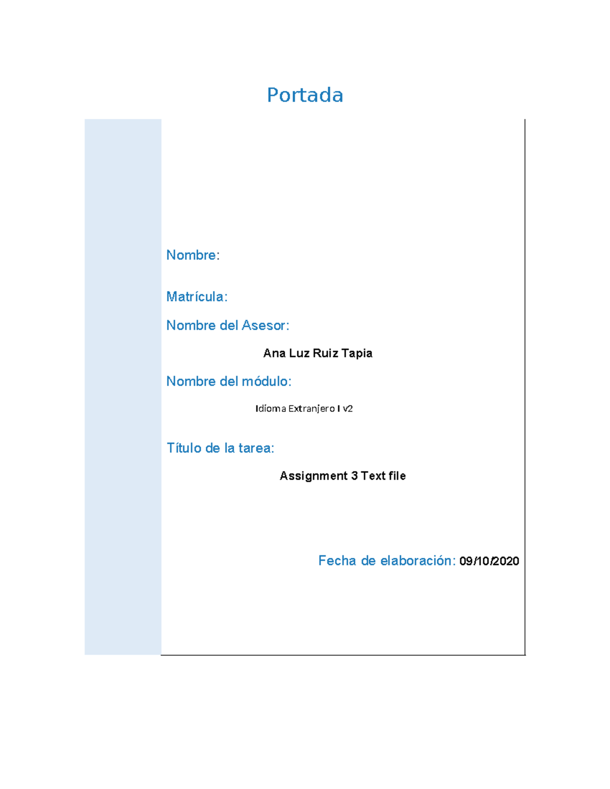 Assignment 3 Text file - hyggg - Gestion Estrategica Organizacional ...