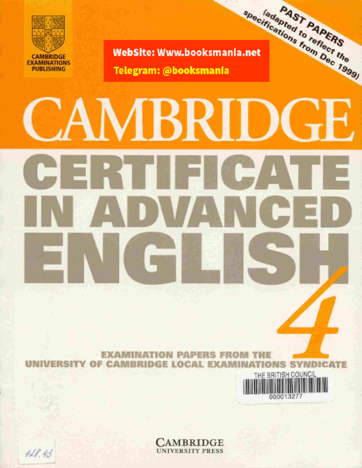 C1 - lnlk - CAMBRIDGE EXAMINATIONS PUIUSHING CAMBRIDGE U"'\TIVERSm PRE ...