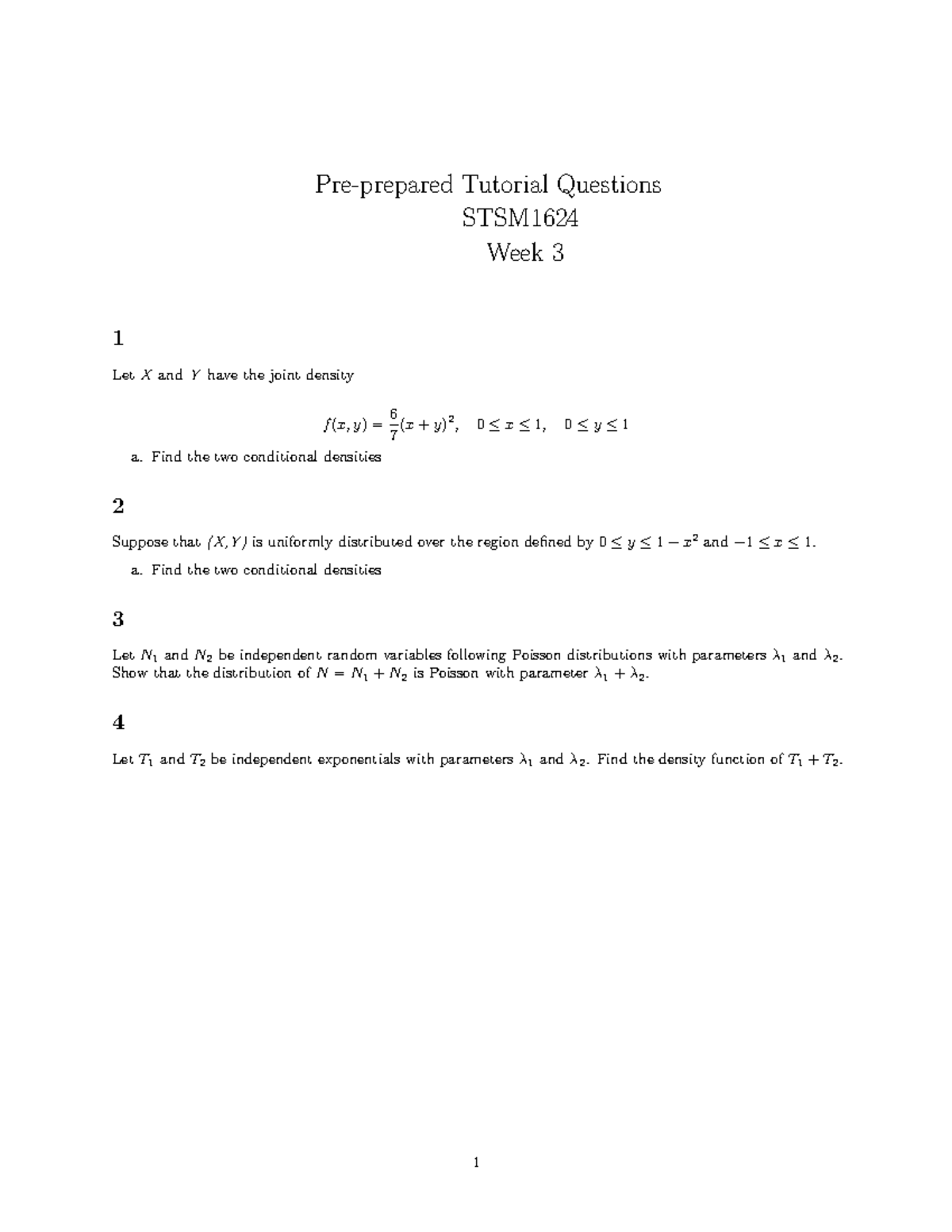 Week3 - tutorial - STSM1624 - UFS UV - Studocu