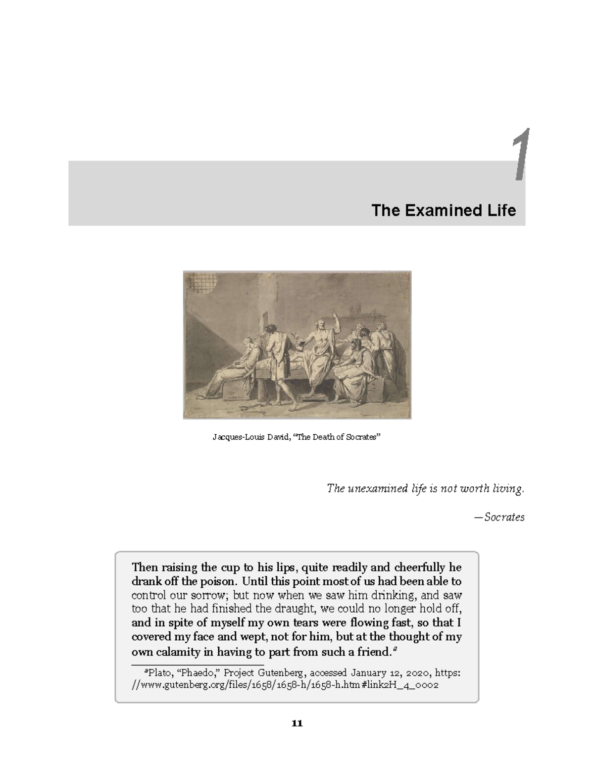 The Examined Life - Ethics examines the rational justification for our ...