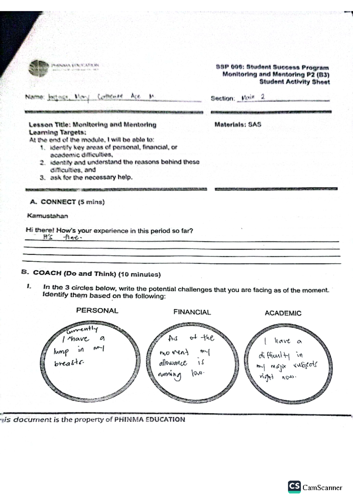 Student Supreme Program notes. pdf - SSP Student Success Program ...