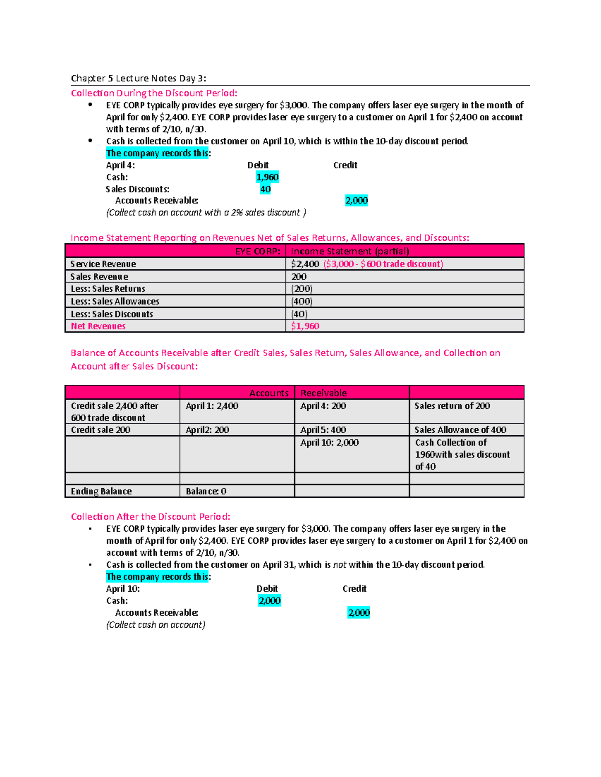 Chapter 5 Lecture Notes Day 3 - Chapter 5 Lecture Notes Day 3 ...