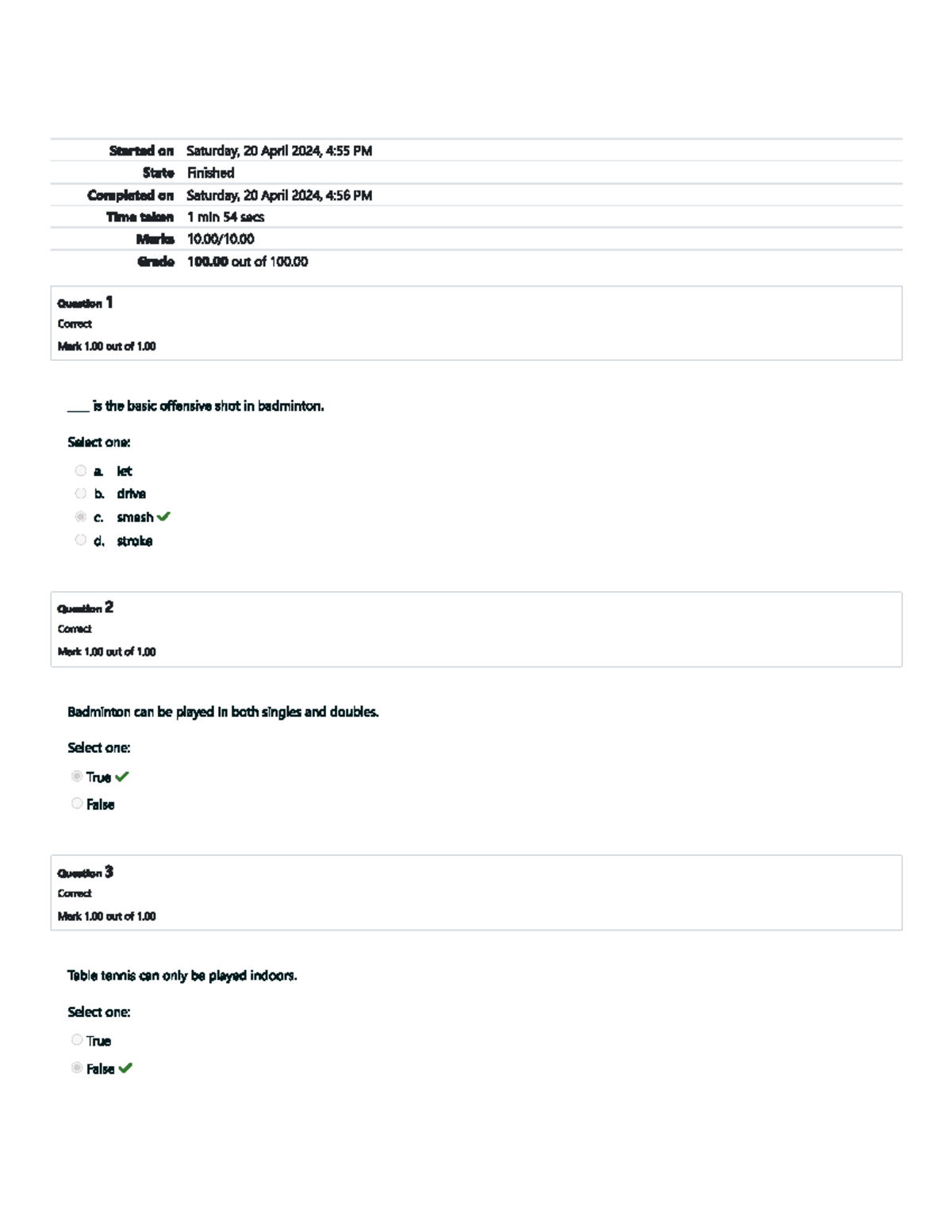 Pe perfect - Physical Education - Studocu