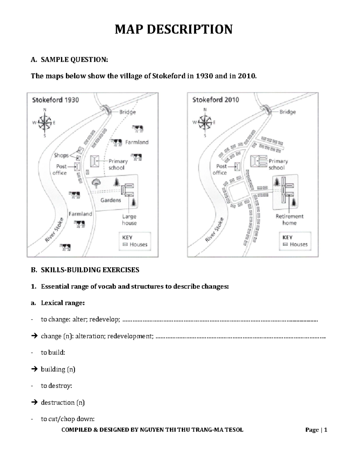 MAP Comparision - jammsks - MAP DESCRIPTION A. SAMPLE QUESTION: The ...