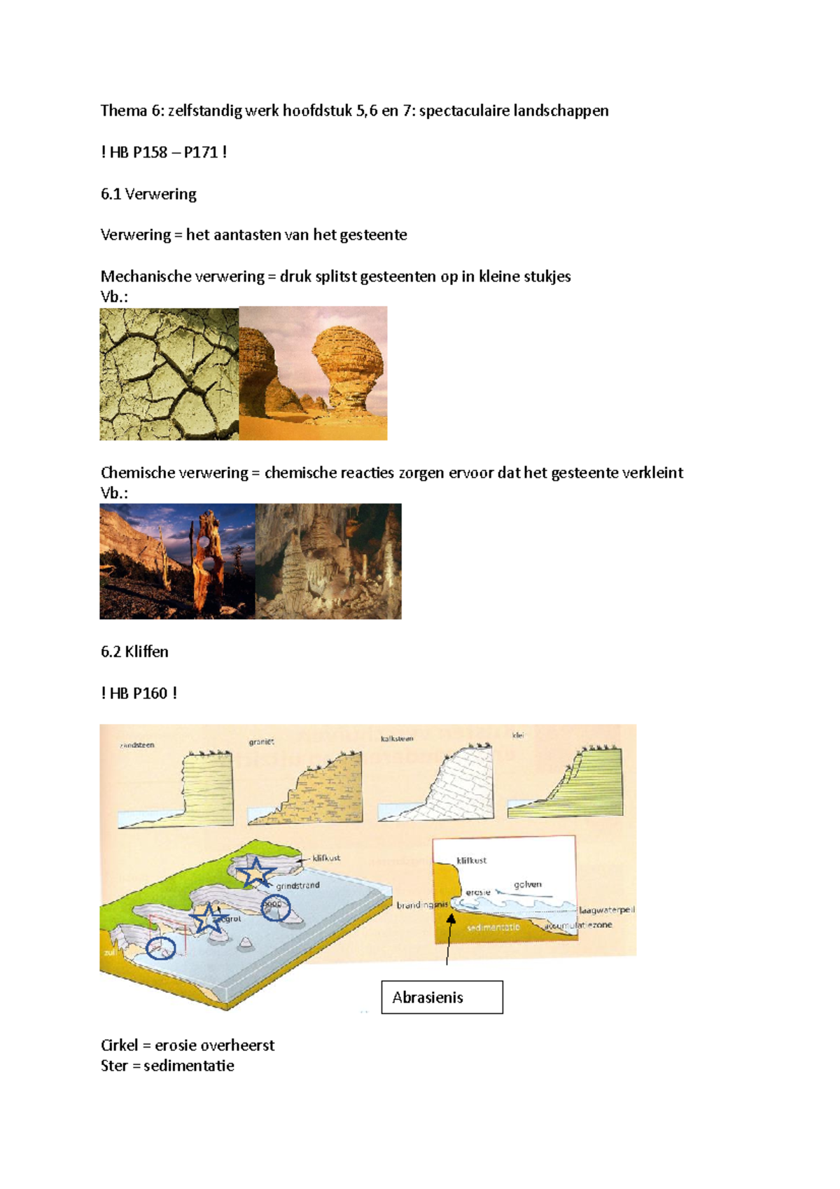 Thema 6: de aarde ontploft - Thema 6: zelfstandig werk hoofdstuk 5,6 en ...