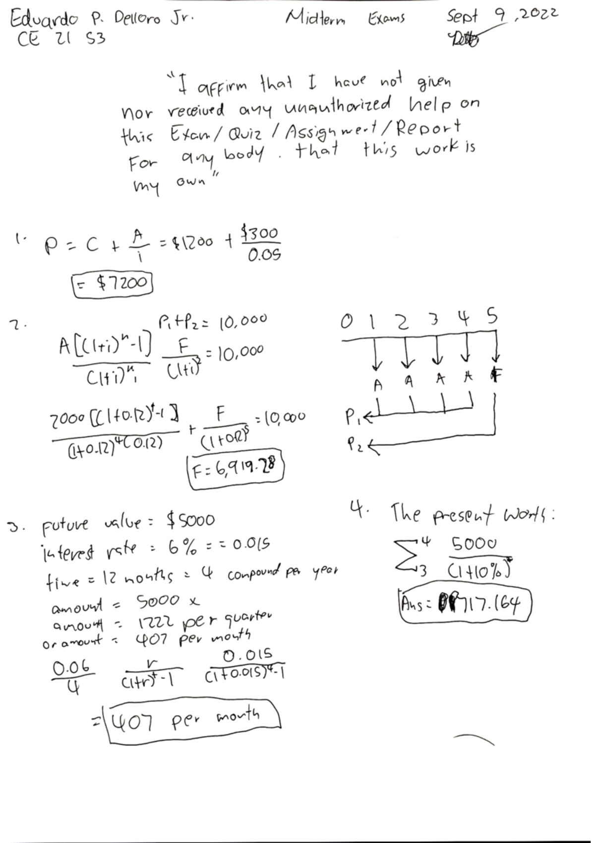 Midterm exam Ce21s3 - assignment practical in integrationcourse ...