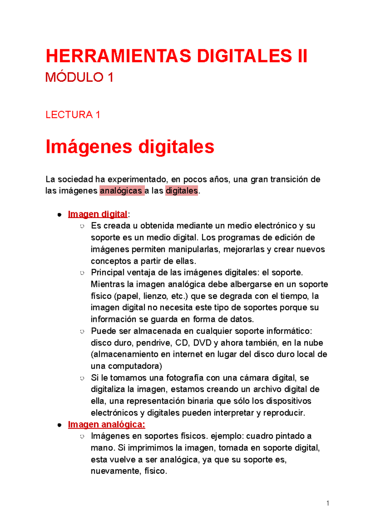 Herramientas Digitales II Módulo 1 - HERRAMIENTAS DIGITALES II MÓDULO 1 ...