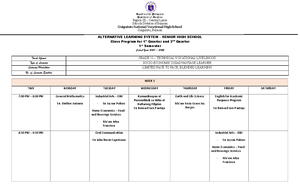 WEEK 3 - LESSON LOG - School: GIGMOTO RURAL DEVELOPMENT HIGH SCHOOL ...