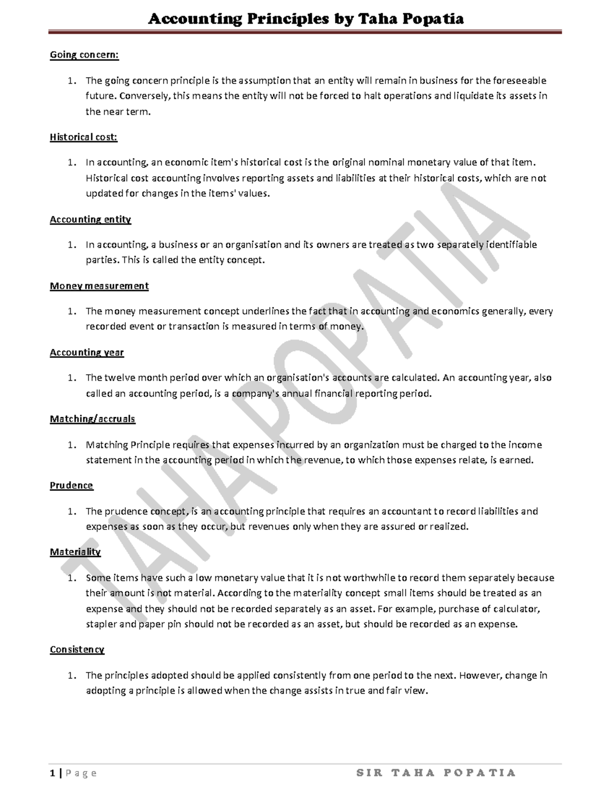 Accounting-Principles-Notes - Accounting Principles by Taha Popatia 1 ...