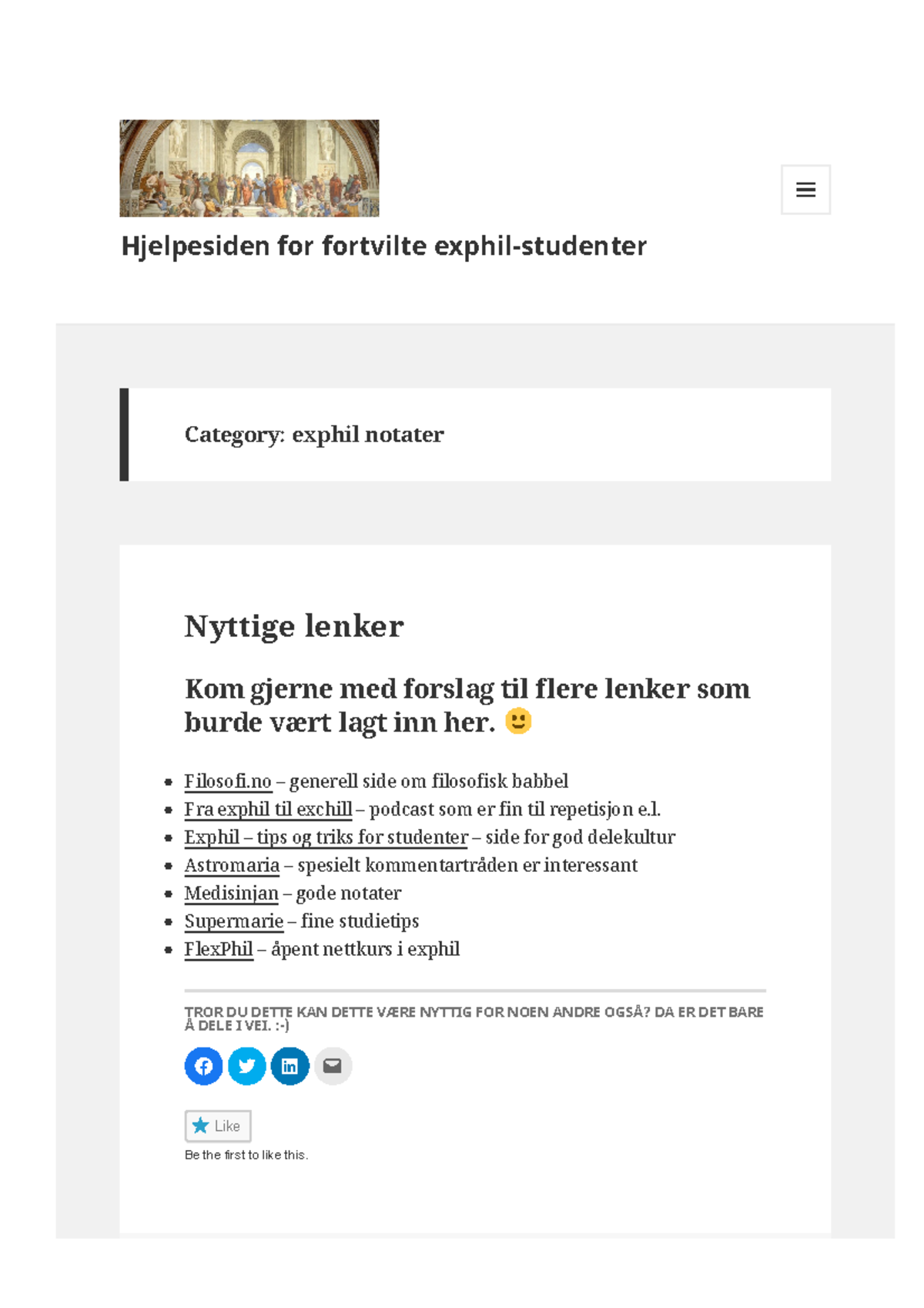 Exphil - Notater, oppsumerring - Category: exphil notater Hjelpesiden for fortvilte exphil ...