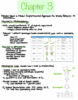 Genetics Week 1 - Lecture notes - Genetics 1/23/ What is genetics ...