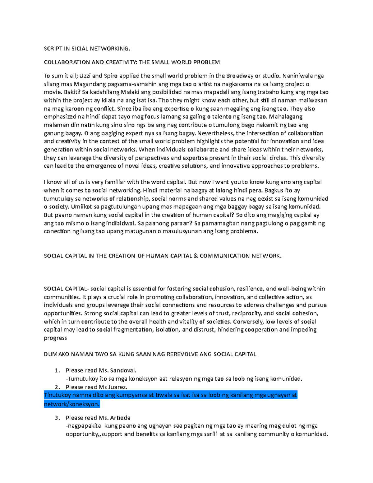 Script IN Sicial Networking - SCRIPT IN SICIAL NETWORKING ...