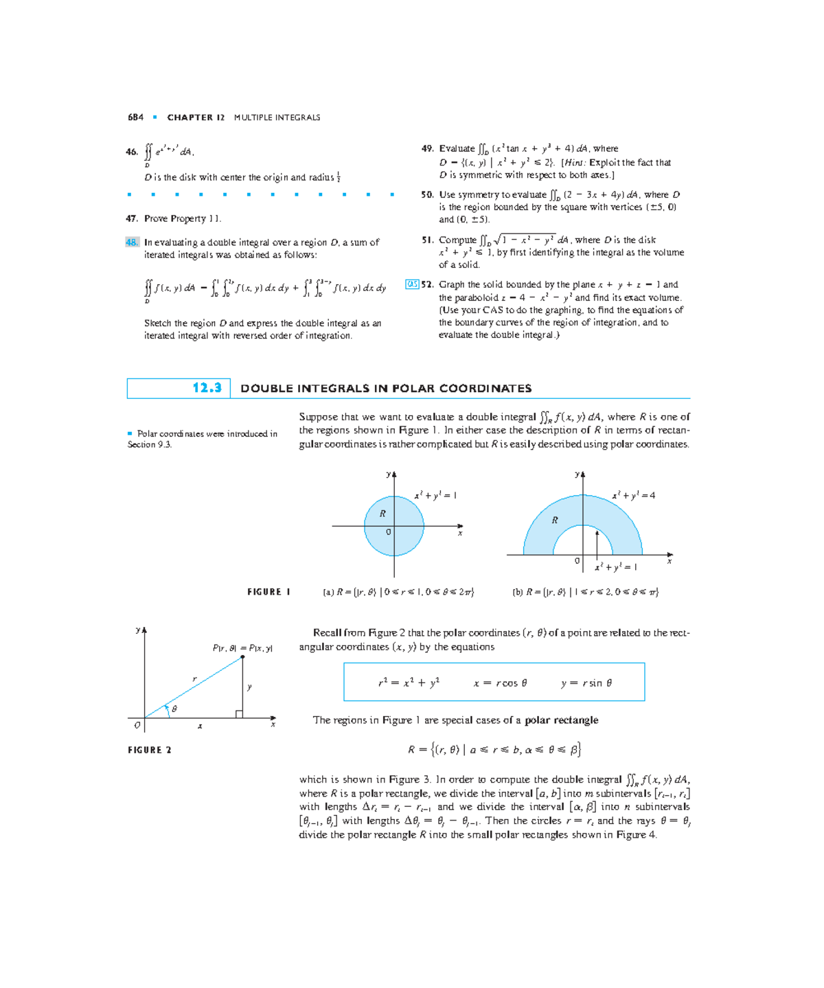 Math work ch - math work - , is the disk with center the origin and ...