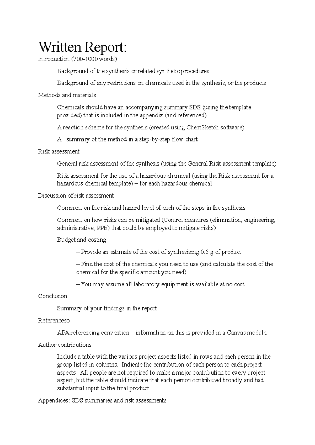 Final Report - Structure and Form - Written Report: Introduction (700 ...