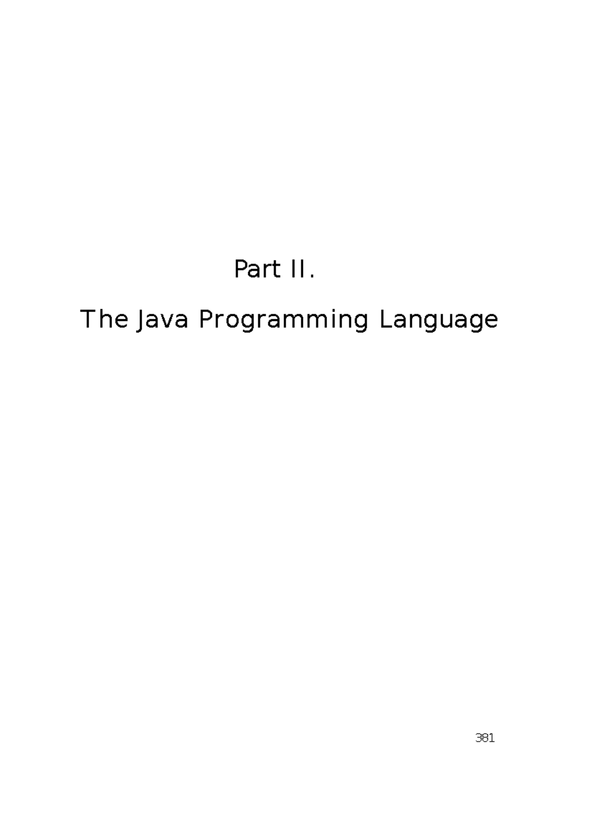 Cs115 intro to computer science(46) - Part II. T he Java Programming ... Cs115 intro to computer science(46) - Part II. T he Java Programming ...