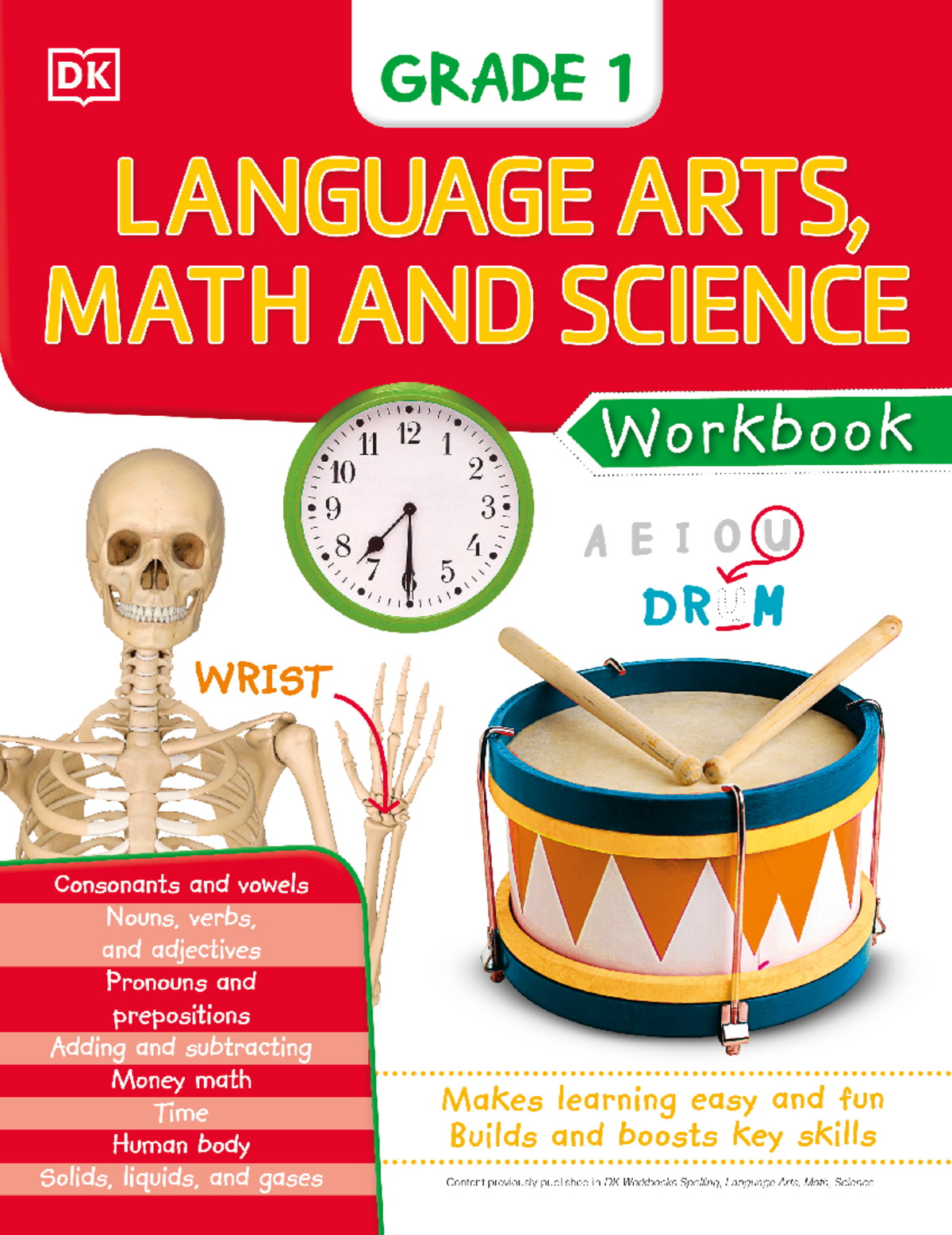 DK Workbooks Language Arts, Math and Science, Grade 1 - 10 11 12 ...
