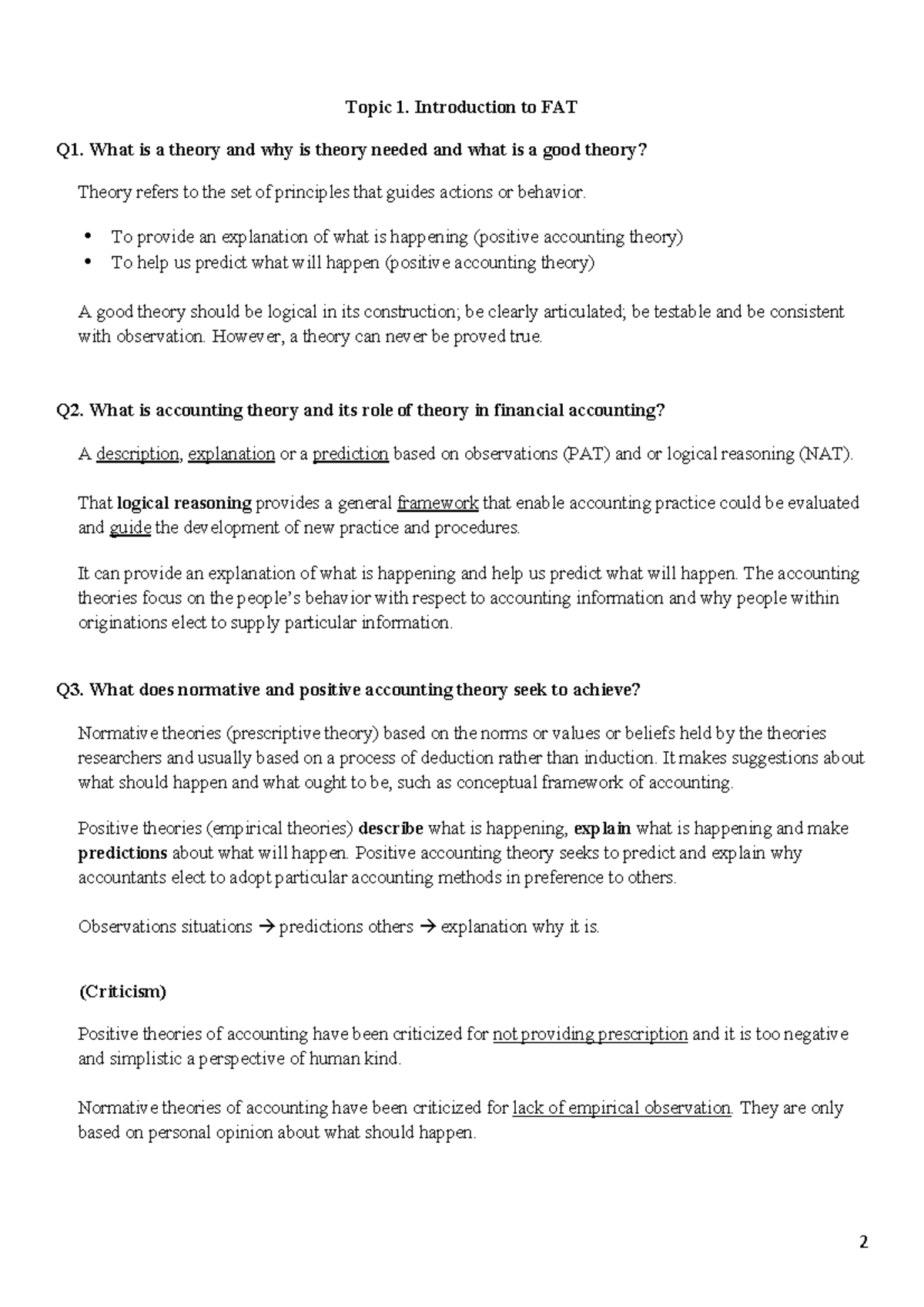 AT 笔记 - A summary of similar notes from cpa - Topic 1. Introduction to ...
