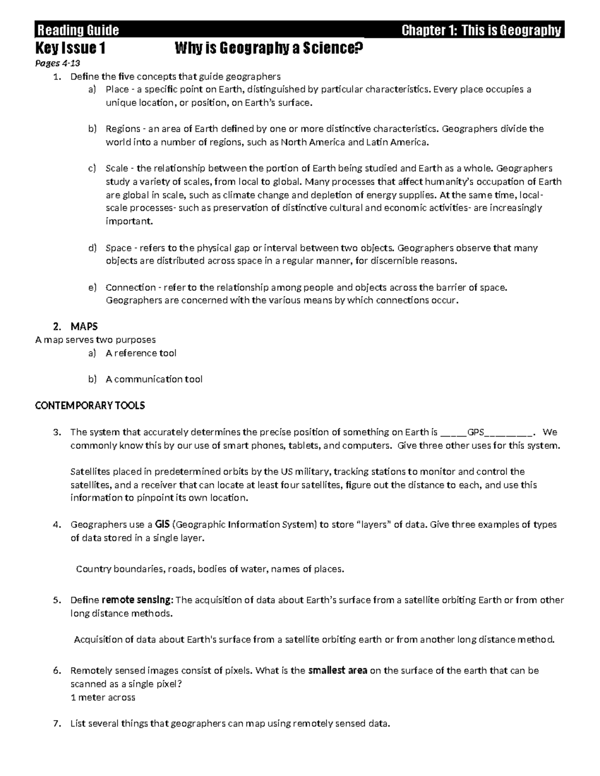 Copy of Chapter 1 Key Issues 2023-24 - Reading Guide Chapter 1: This is ...