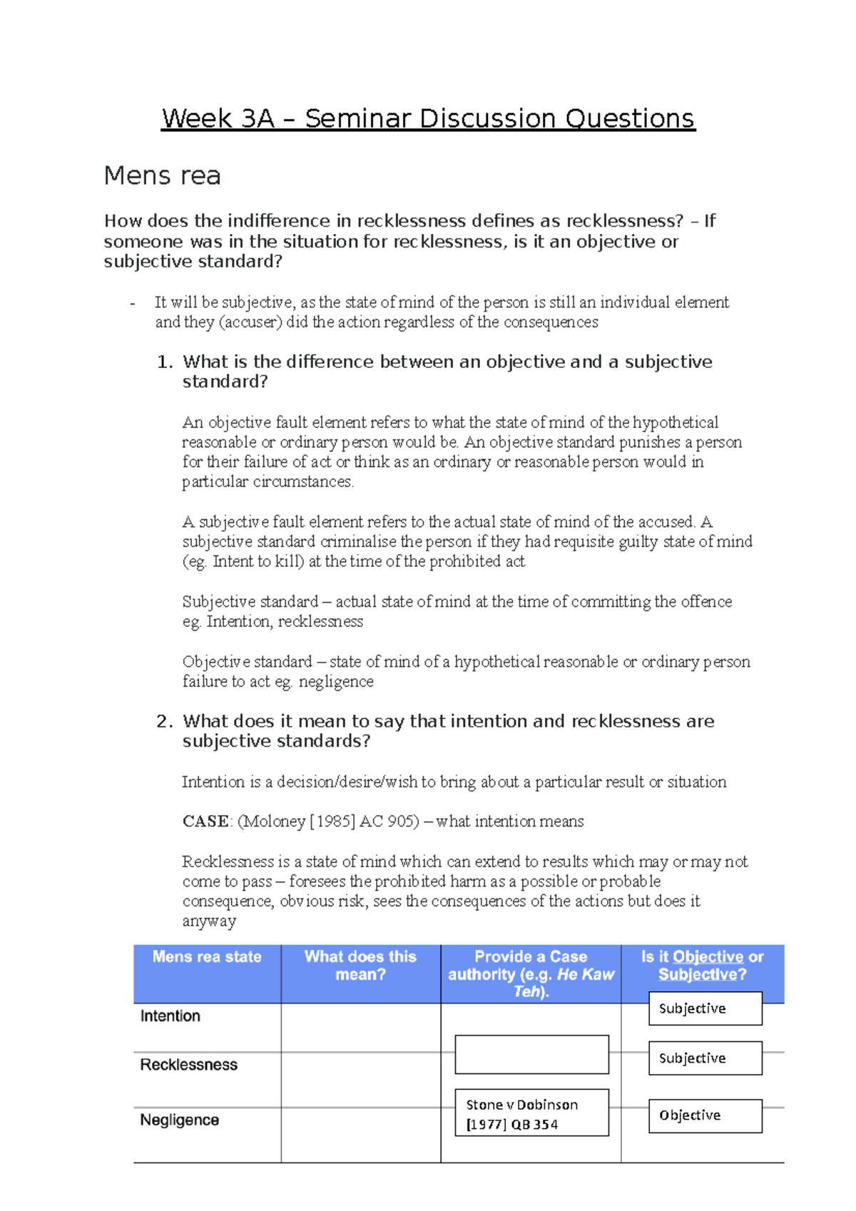 Week 3A - Tutorial Notes - Week 3A – Seminar Discussion Questions Mens ...