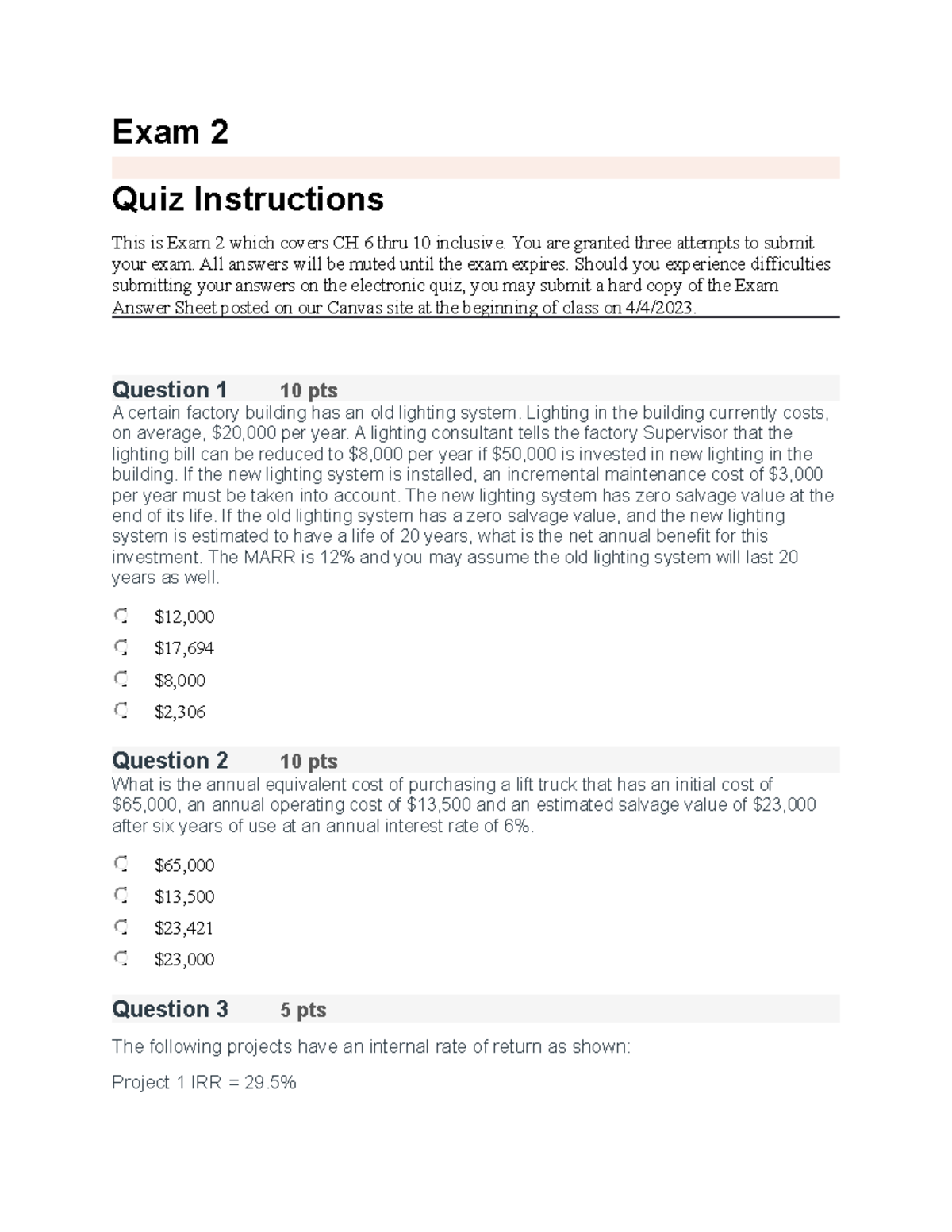Exam 2 Student Copy - Exam 2 Files - Gregory Stutz - Exam 2 Quiz ...