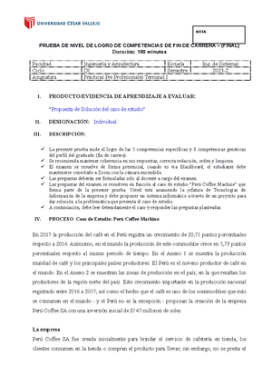 Prueba DE Nivel DE Logros X - ESCUELA DE INGENIERÍA INDUSTRIAL PRUEBA NIVEL V NIVEL DE LOGRO DE ...