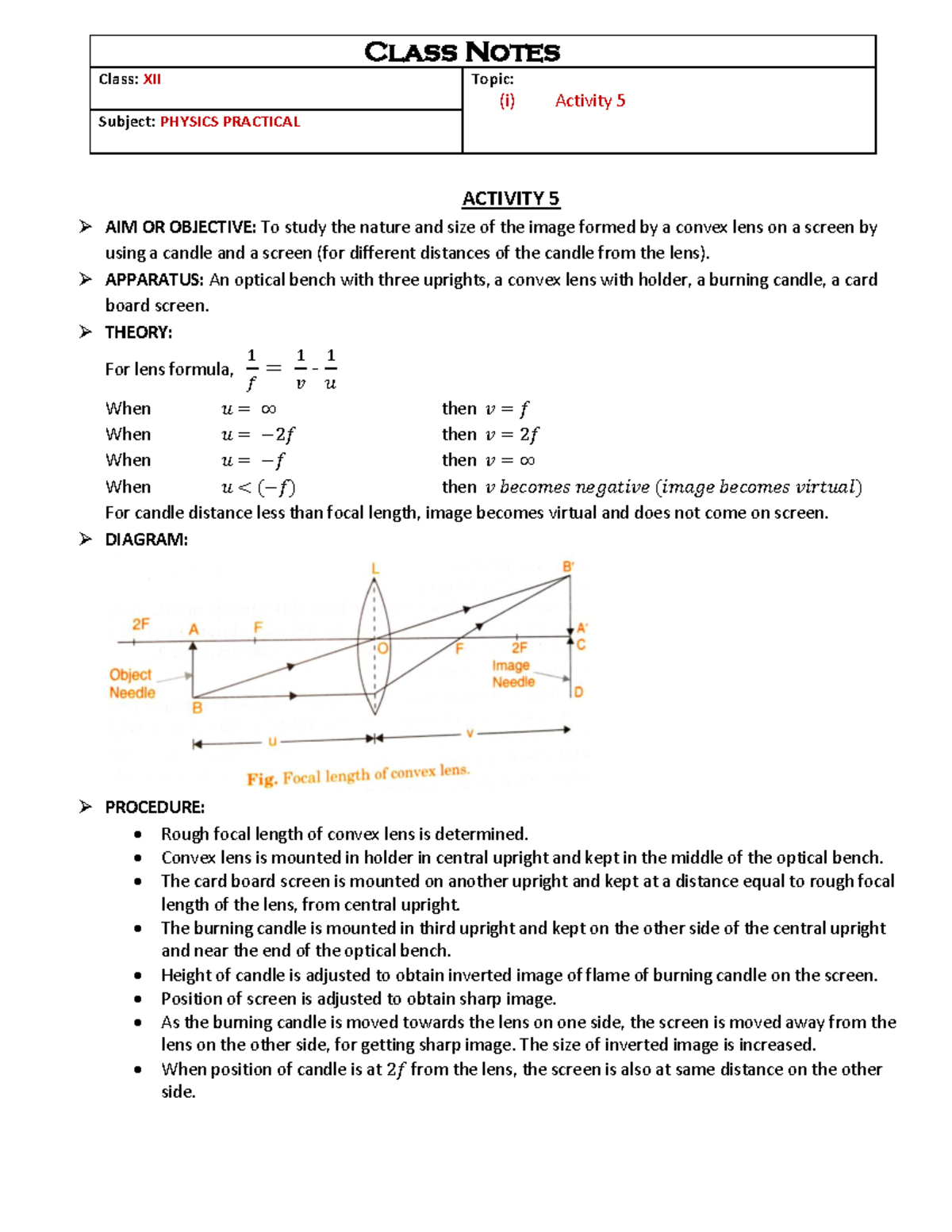 12-PHY - Class Notes Class: XII Topic: (i) Activity 5 Subject: PHYSICS ...