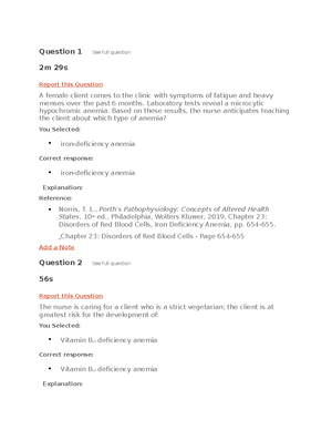 Chapter 22 review patho - Chapter 22: Disorders of Hemostasis 1 quizzes ...