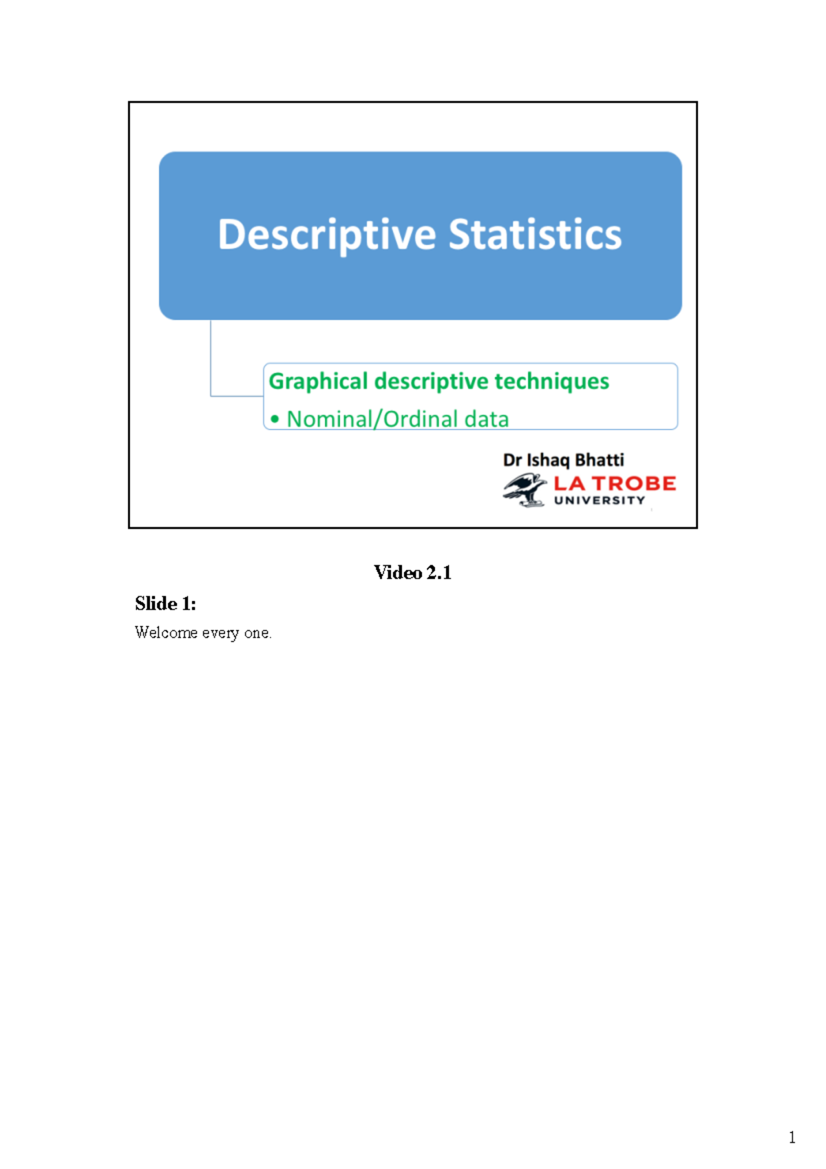 2.1. Graphical Methods of Descriptive Statistics for Categorical Data ...