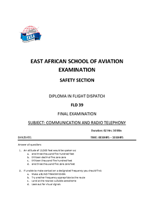 SSR - RADIOLOCATION Secondary Surveillance RADAR (SSR) Air Traffic ...