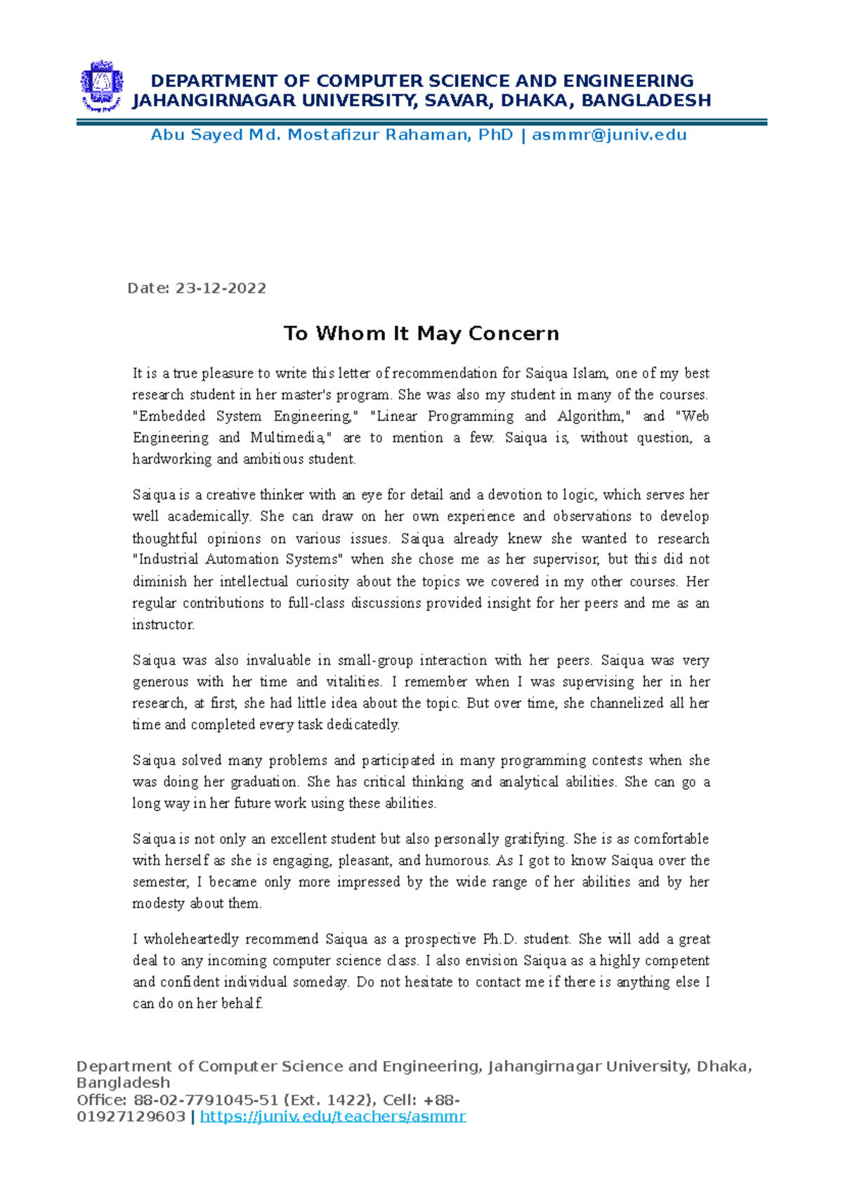 Template - Quizzes and solutions manual - DEPARTMENT OF COMPUTER ...