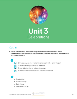 Basic 1 Workbook Unit 1 - tarea de ingles, unit 1 - Copyright ' 1990 ...