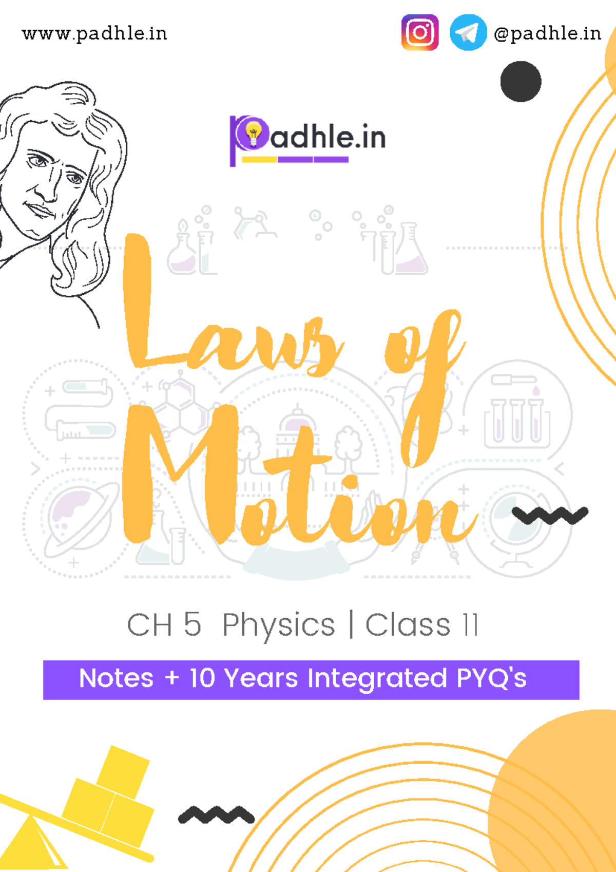 Padhle 11th - Laws of Motion Notes - Laws of CH 5 Physics | Class 11 ...