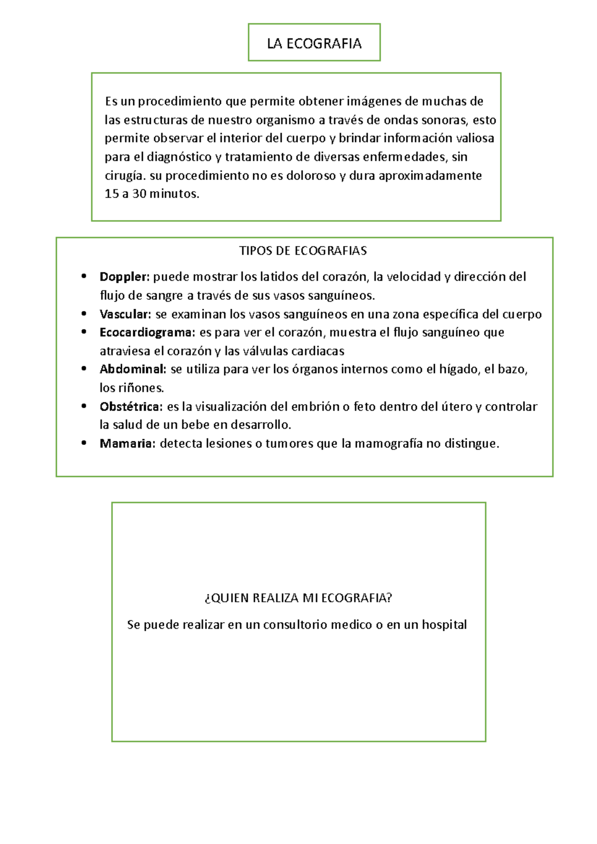 Ecografia - TERTERTE - ¿QUIEN REALIZA MI ECOGRAFIA? Se puede realizar ...