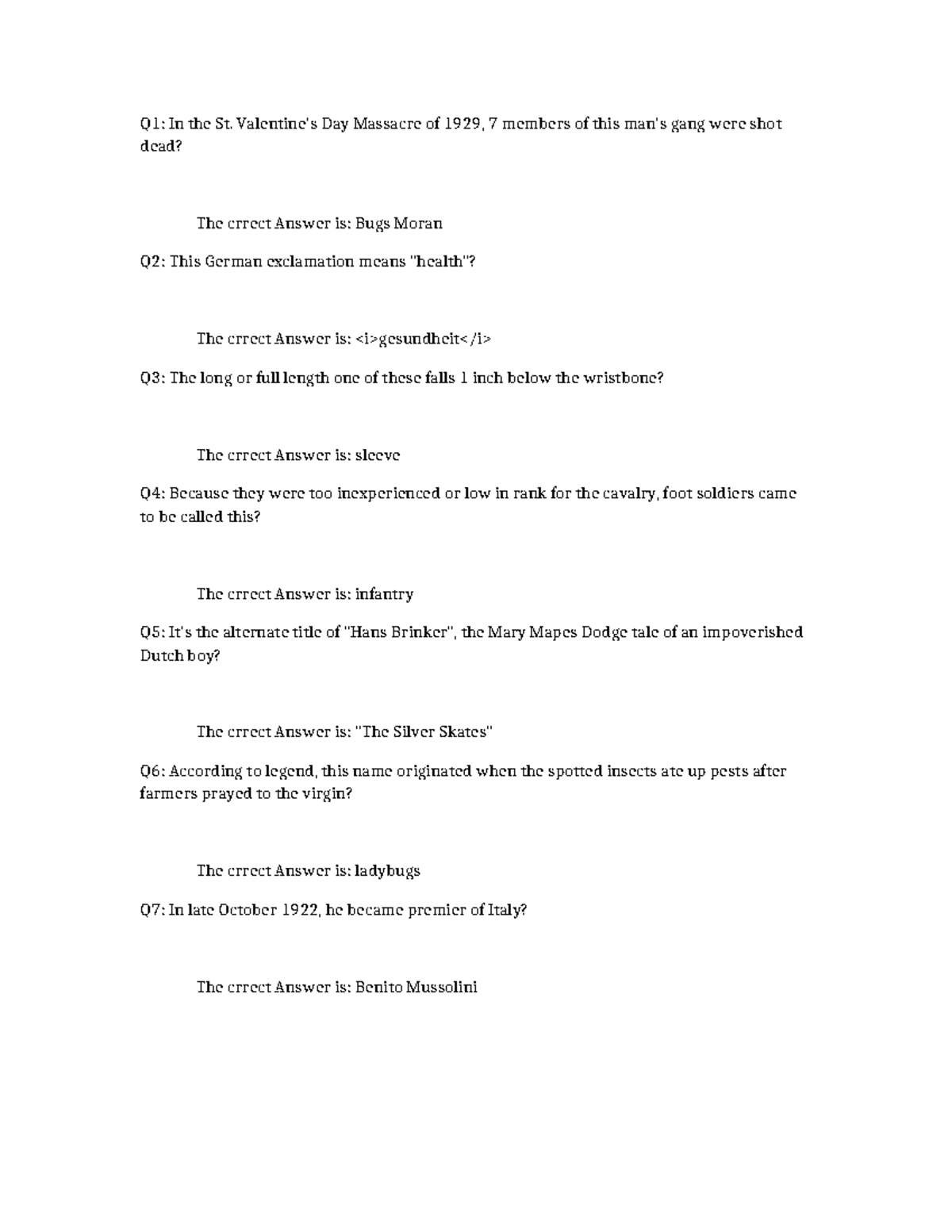 1 Notes for LWTG - Reviewer for Exam - Q1: In the St. Valentine's Day ...