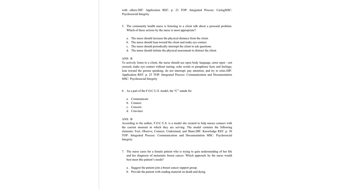 Tc 3 - Practice questions - NUR102 - Studocu