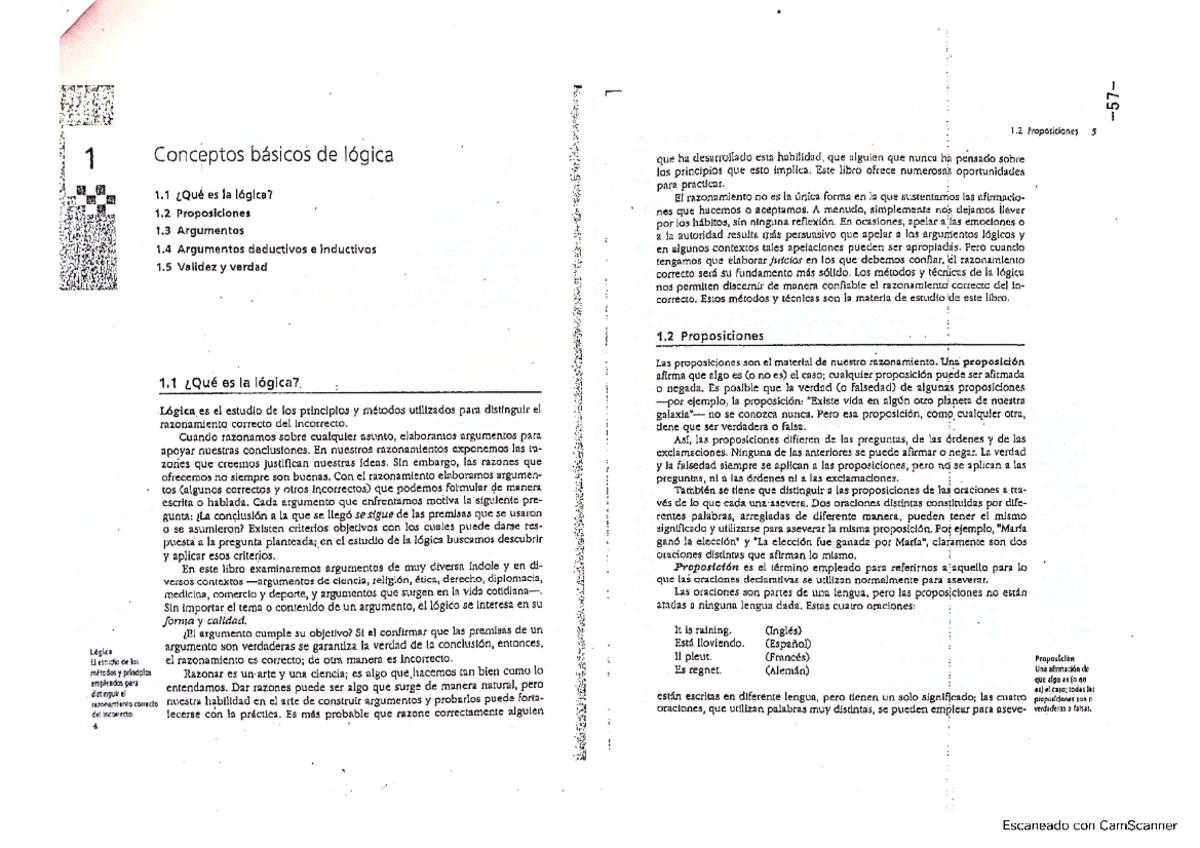 Copi cap. 1 - Libro que estudia la catedrs - Metodología de las ...