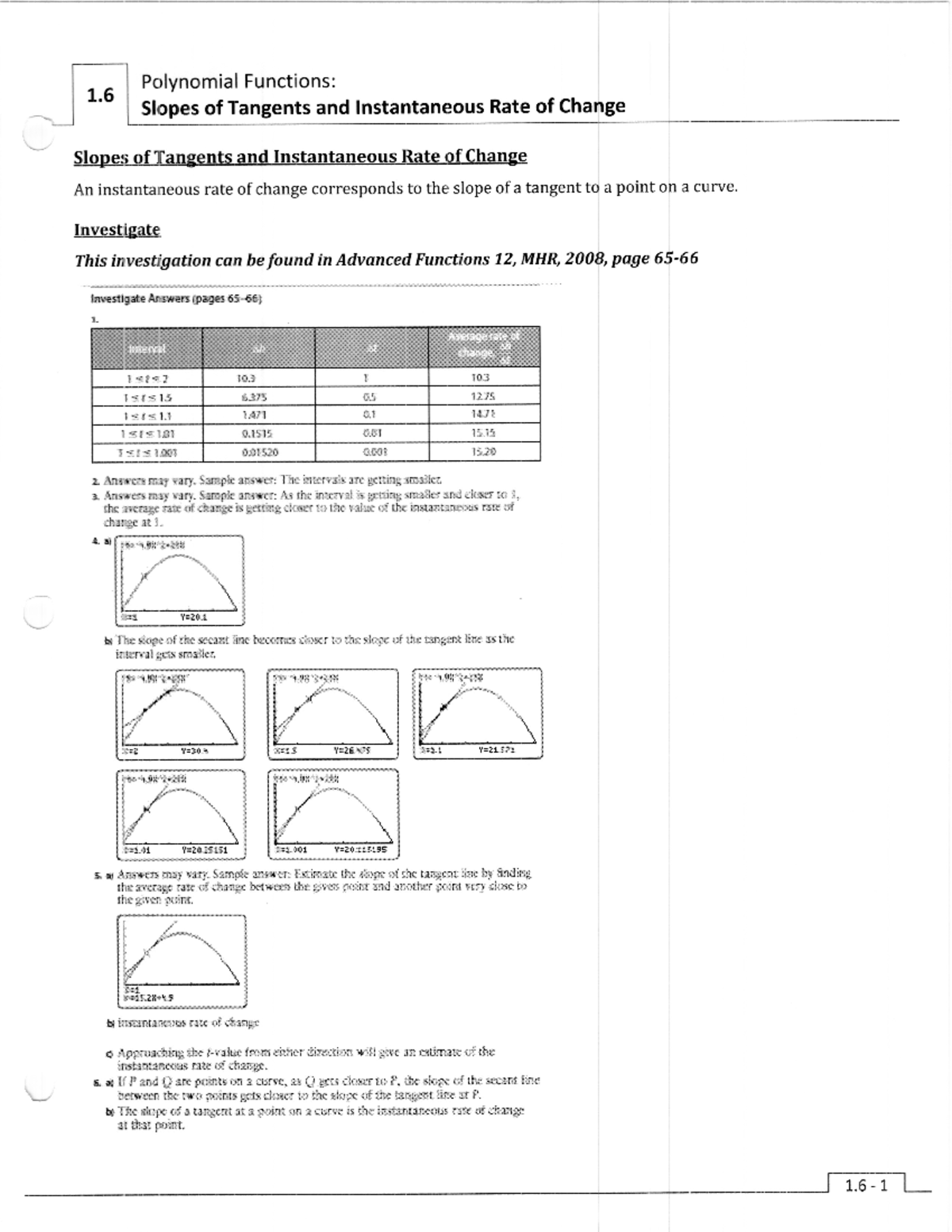 1.6b Solutions - Answer key - Math 326 - Studocu