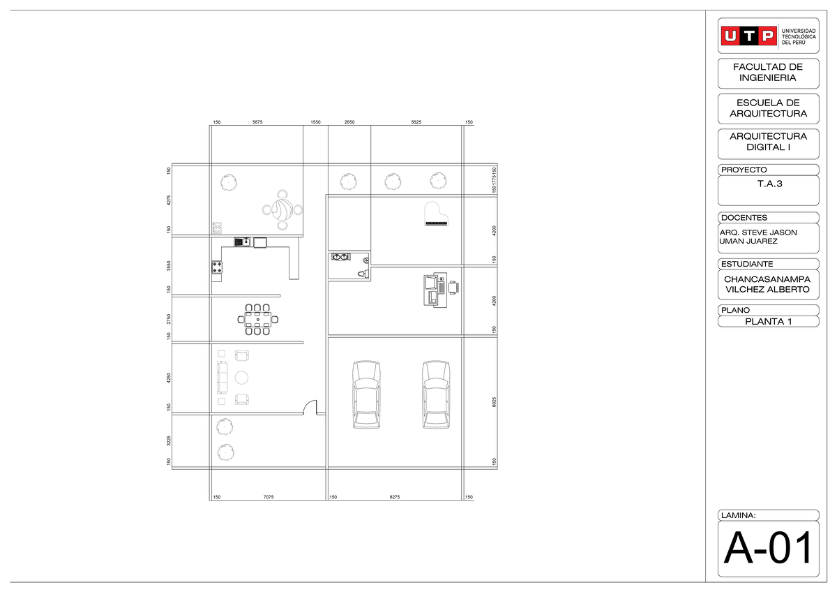 Plano DE CASA ARQ DIG 1 TA3-Layout 1 - Arquitectura de Computadoras ...