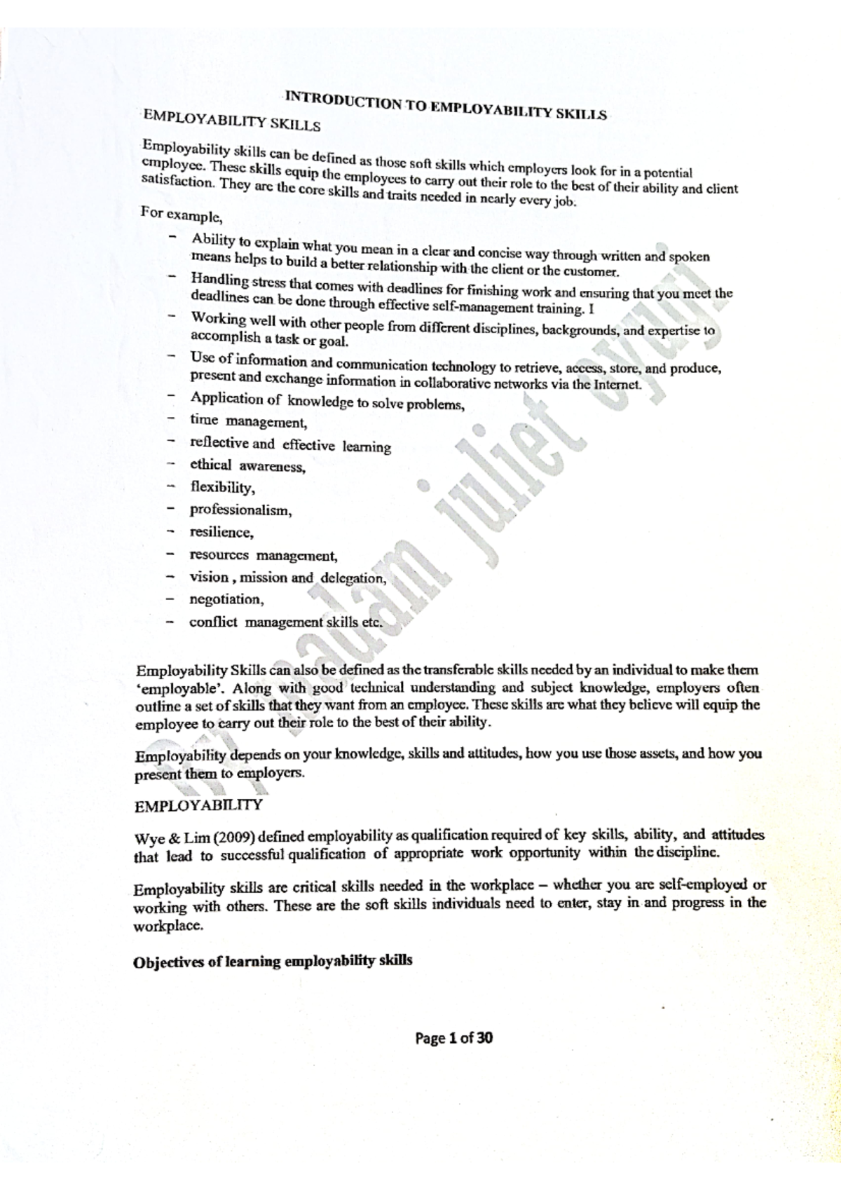 Employability Skills - Information communication and technology - Studocu