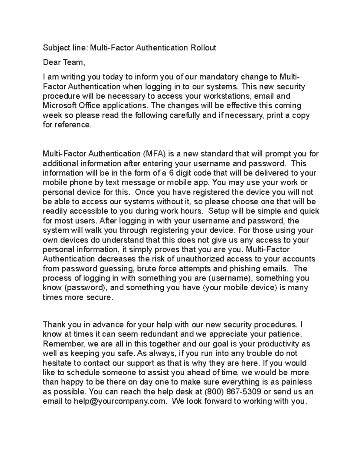 D270-T1-Submission - RHM2 Task 1 - Subject line: Multi-Factor ...