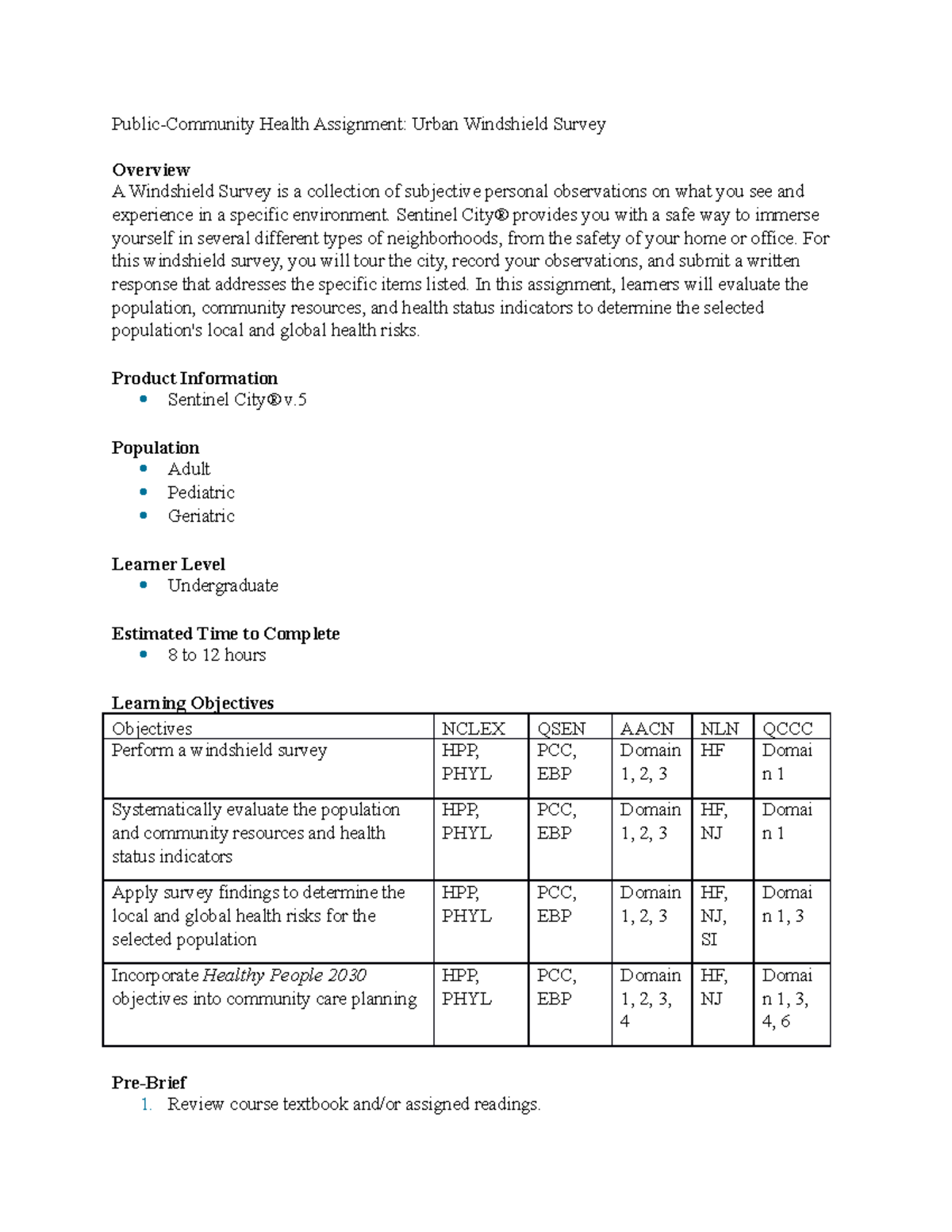 WInsdhield Assessment weeek 2 - Public-Community Health Assignment ...