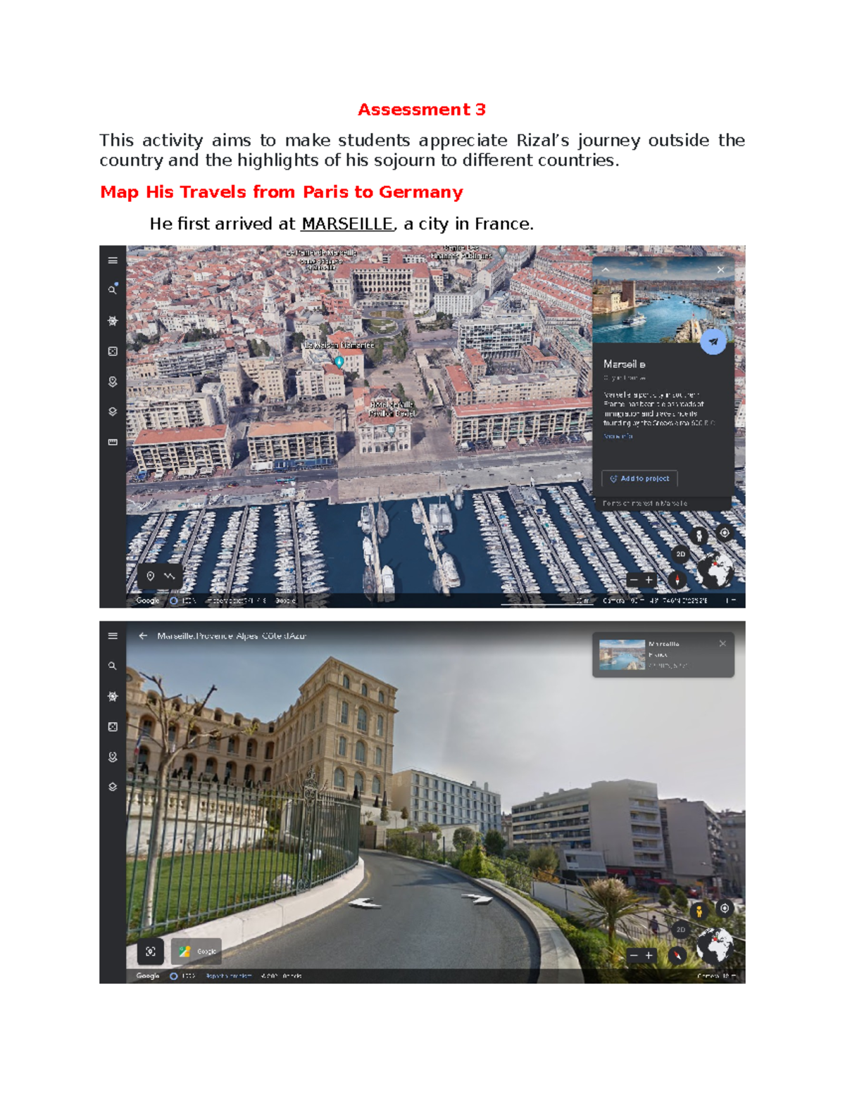 HIST - M 3 - Assessment - Assessment 3 This activity aims to make ...