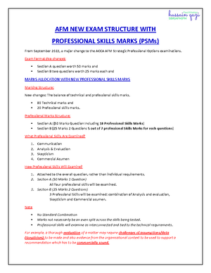 ACCA AFM 64 Most Frequently Asked Theory Questions - Discuss how a ...