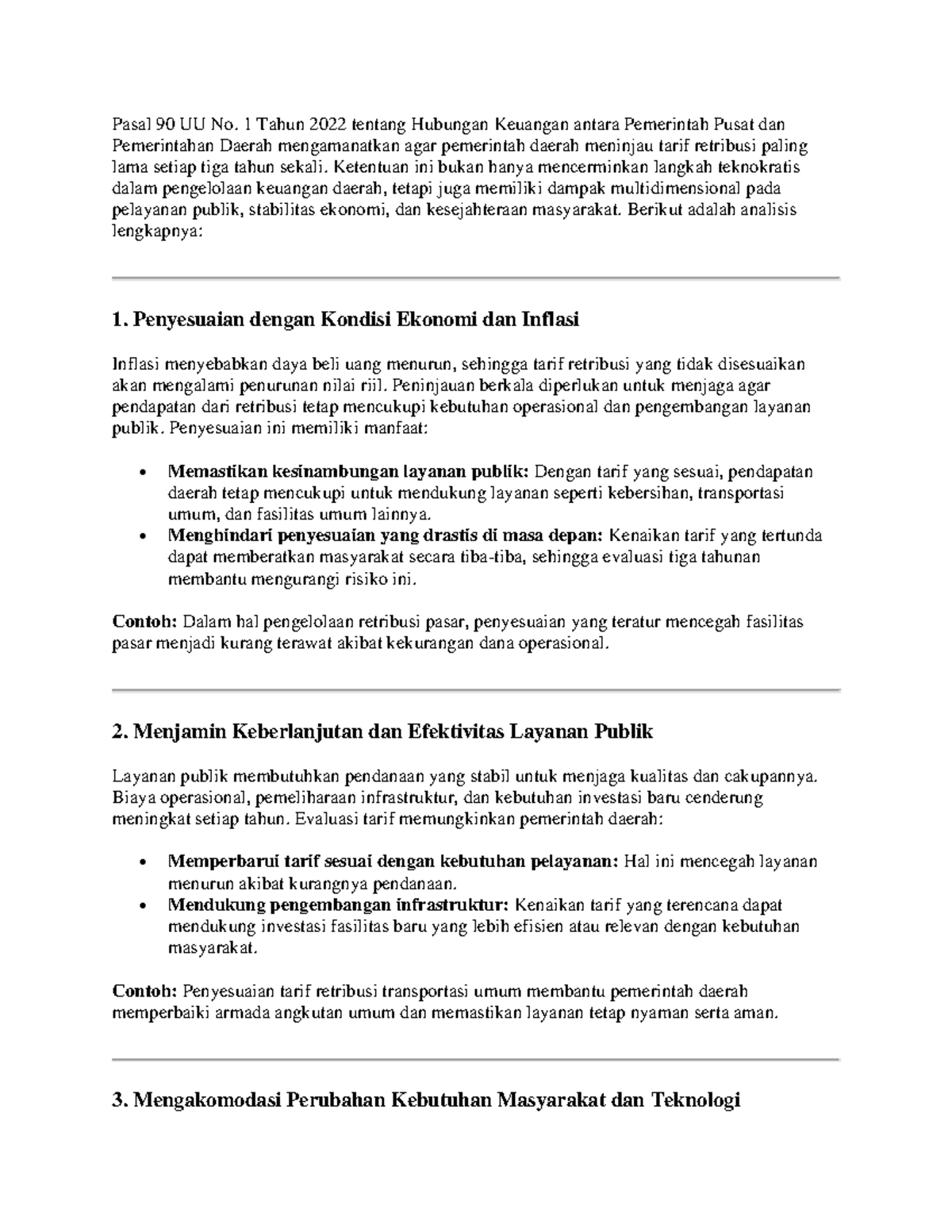 PDRD IV - Terbaik - Pasal 90 UU No. 1 Tahun 2022 tentang Hubungan ...