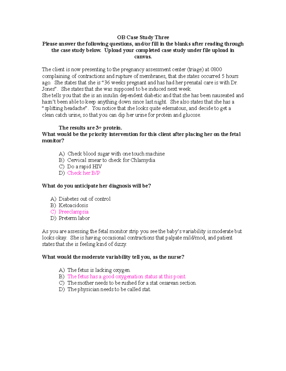 OB Case Study 33 - good - OB Case Study Three Please answer the ...