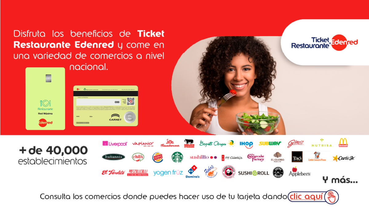 Comercios Afiliados Ticket Restaurante - Disfruta los beneficios de ...