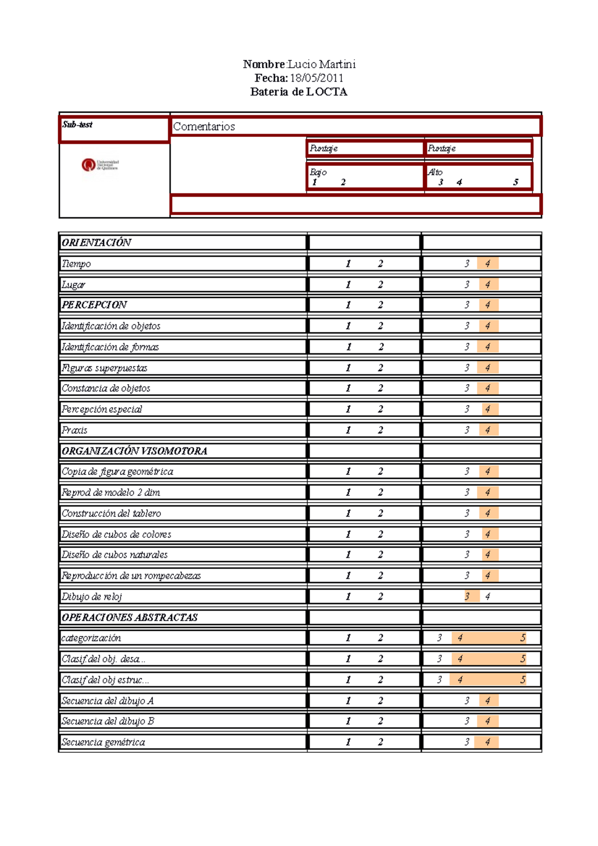 55771725 Evaluacion de Lotca - Nombre:Lucio Martini Fecha:18/05 ...